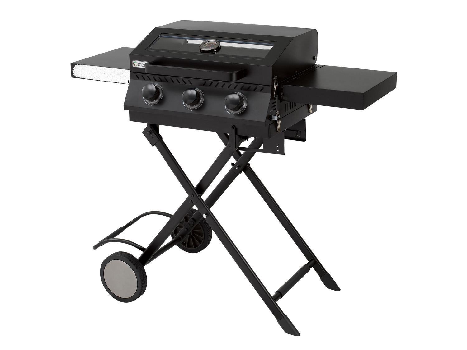 tepro Plynový gril Chicago s 3 horákmi, čierna