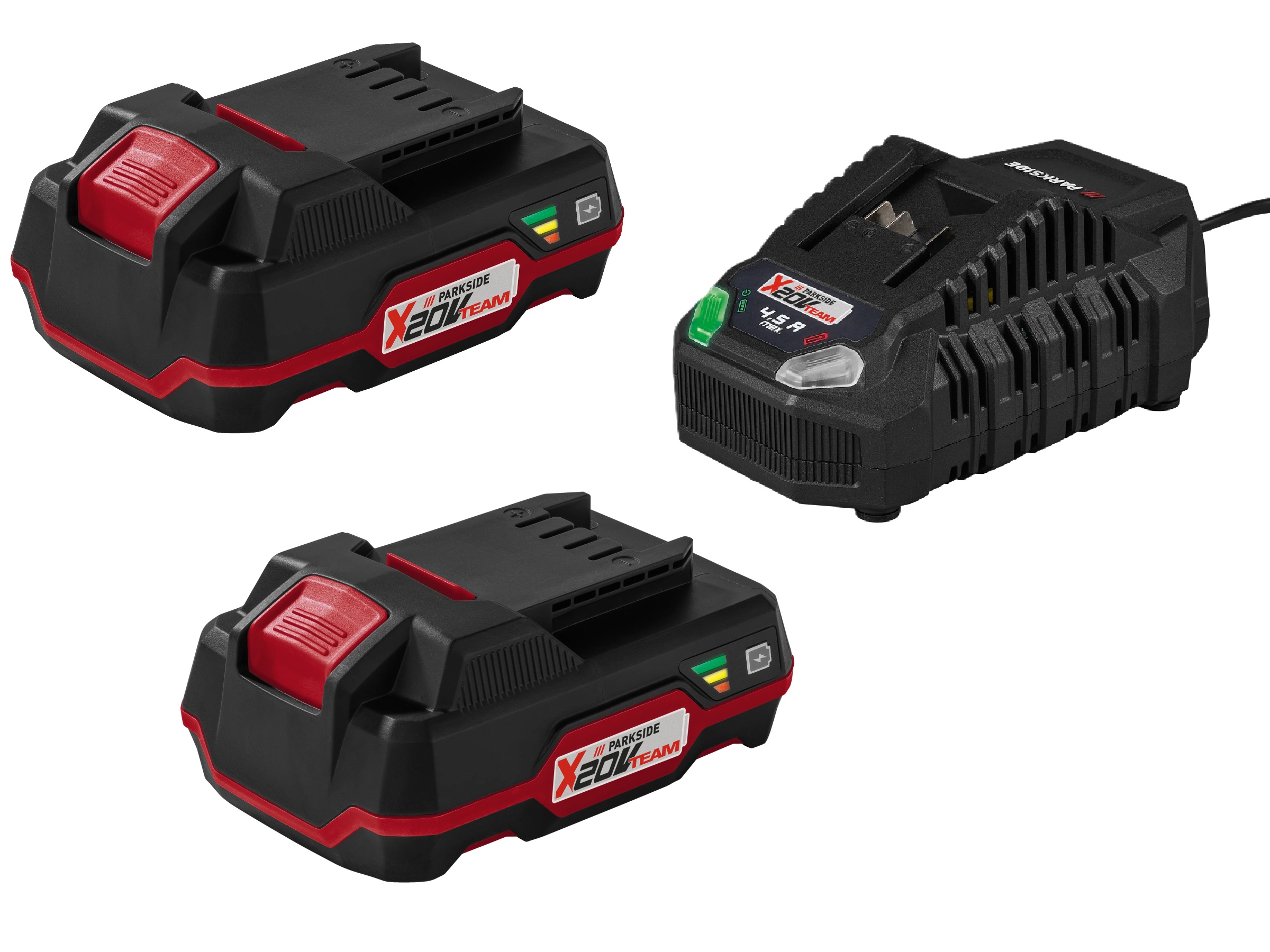 PARKSIDE® Rýchlonabíjačka akumulátora 20 V/4,5 A PLG 20 C3 + Akumulátor 20 V/4 Ah PAP 20 B3, 2 ...