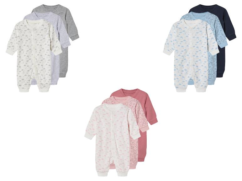 Detský overal na spanie pre bábätká, 3 kusy | Lidl.sk